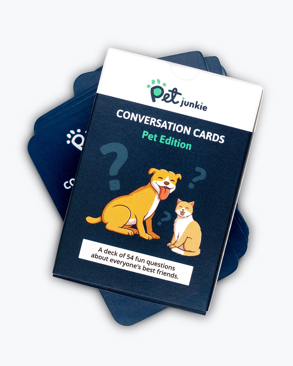 Pet Junkie Conversation Cards - Question Game for Pet Lovers