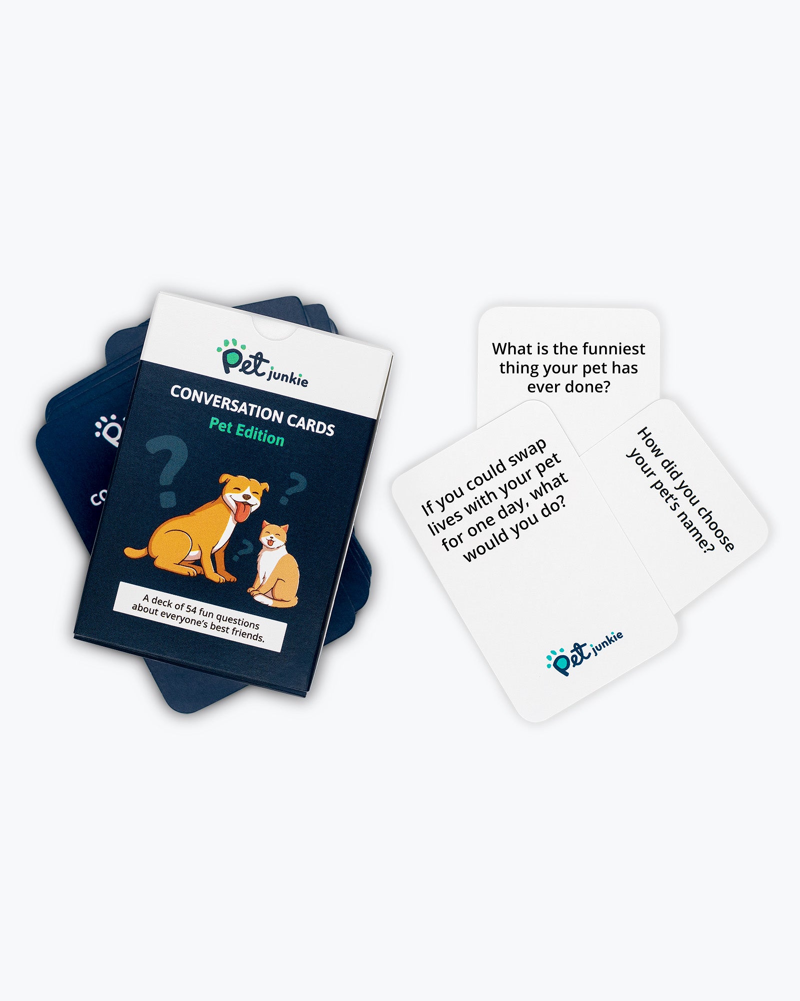 Pet Junkie Conversation Cards - Question Game for Pet Lovers