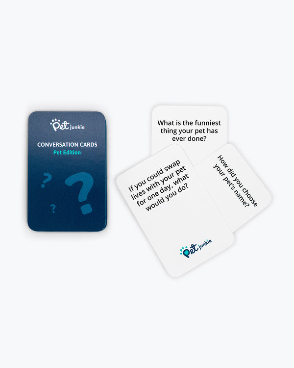 Pet Junkie Conversation Cards - Question Game for Pet Lovers